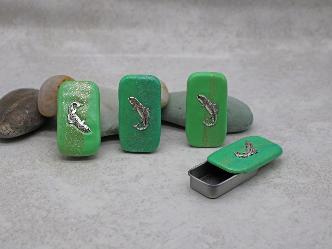 Sliding Pill or Stash Box "fishing, Outdoors, Nature" - Etsy