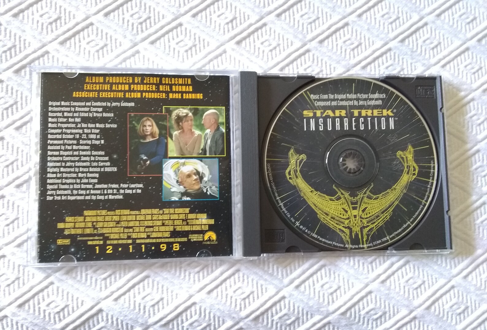 Star Trek Insurrection Soundtrack CD Music From Motion Picture - Etsy