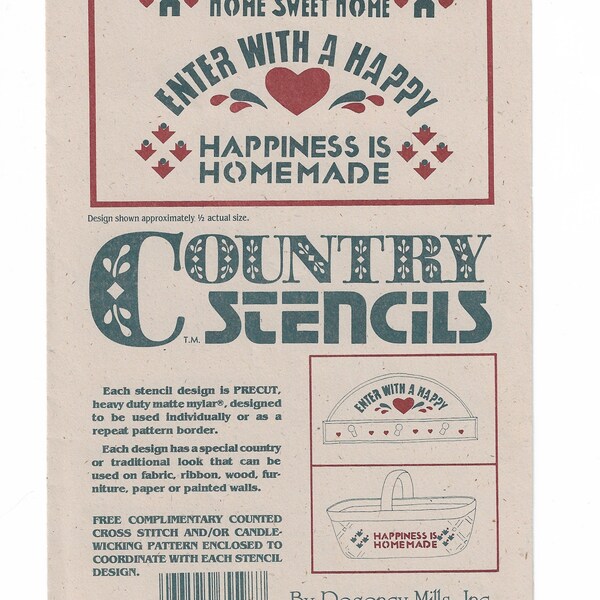 Country Stencils - Etsy