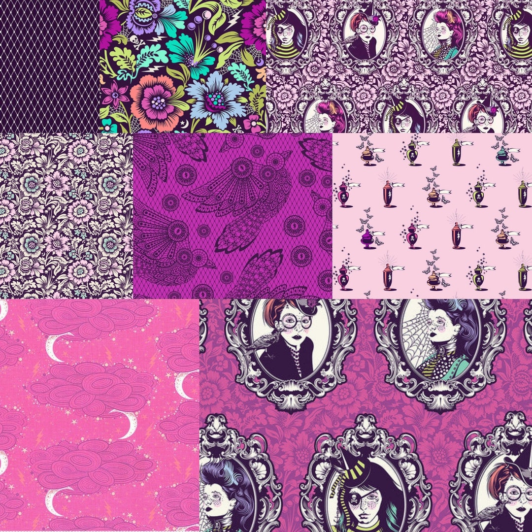 Nightshade Deja Vue by Tula Pink - by the Half Yard - Etsy