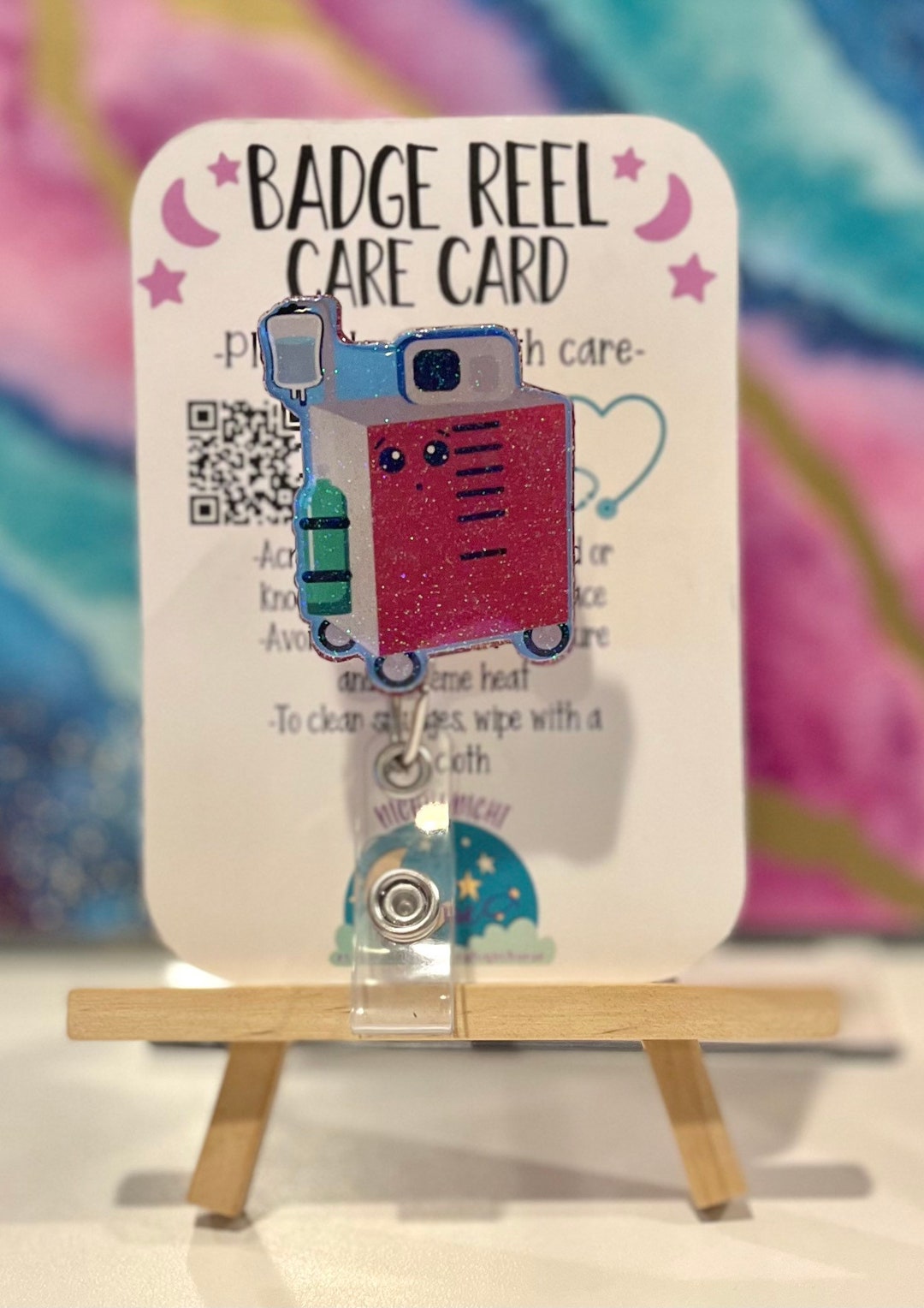 Code Cart Badge Reel, Funny Nurse Badge Holder, Work Bestie, Cute ...