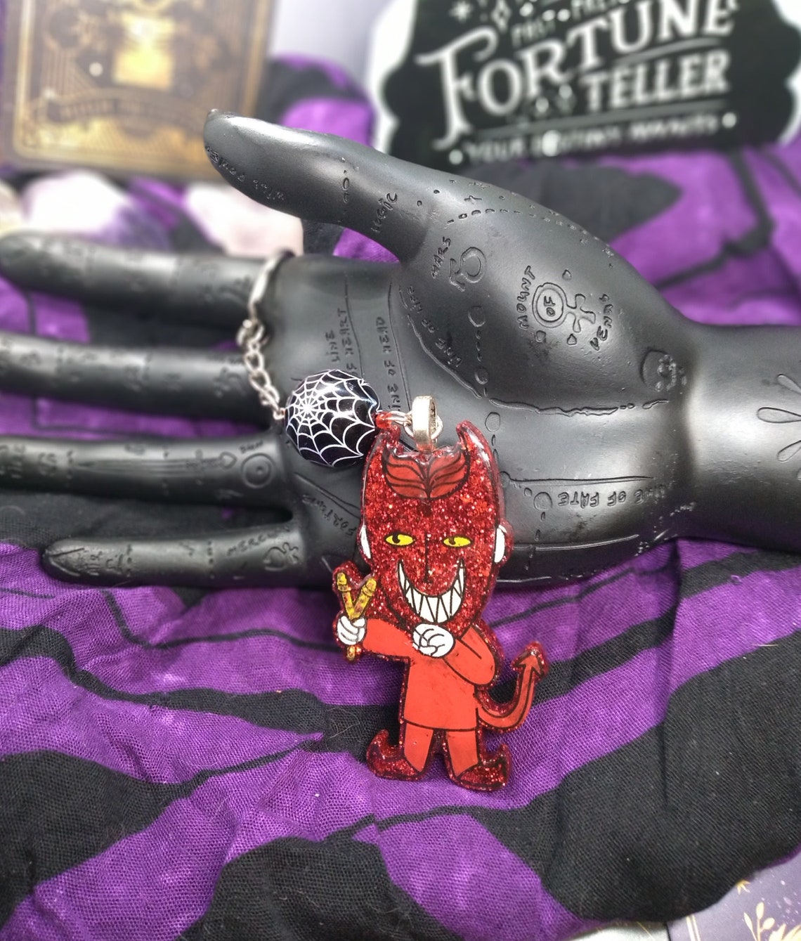 Costumed Devil Boy Keychain - Etsy