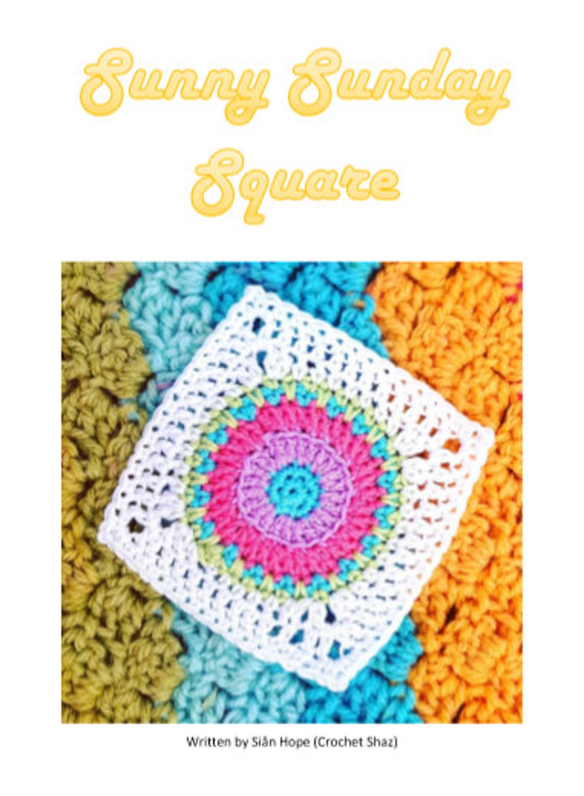 Sunny Sunday Square Crochet PDF Pattern - Etsy UK