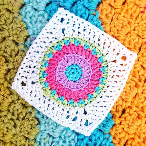 Sunny Sunday Square Crochet PDF Pattern | Etsy UK