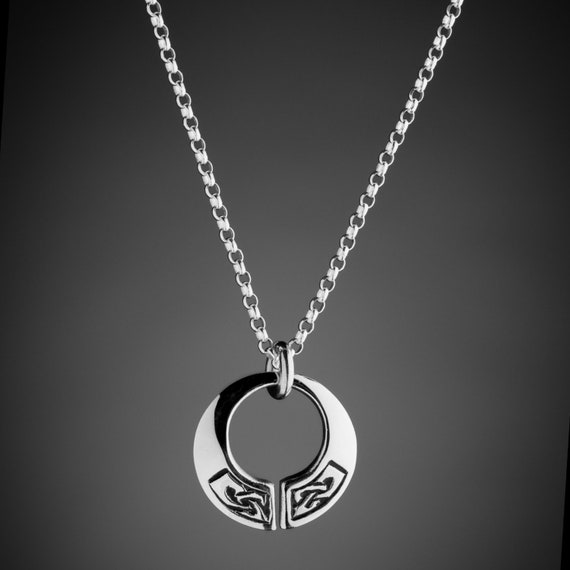 Silver Celtic Pendant | Etsy