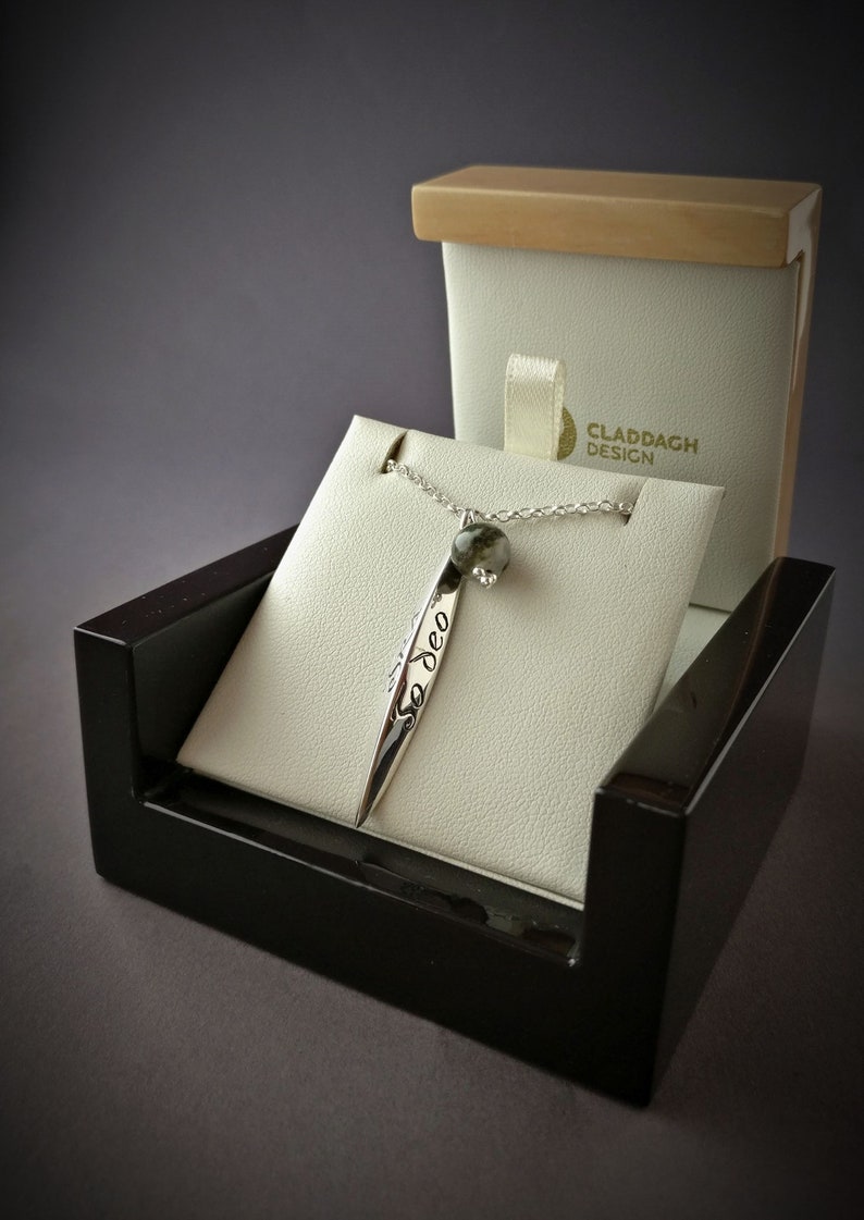 Silver Grá Go Deo Connemara Marble Necklace - Etsy