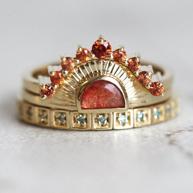 Sunset Ring - Etsy