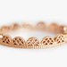 Gold Filigree Ring Rose Gold Lace Band Delicate Lace Wedding | Etsy