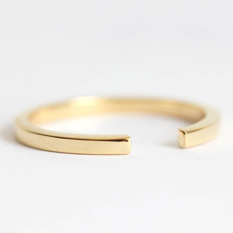 Open Wedding Band - Etsy