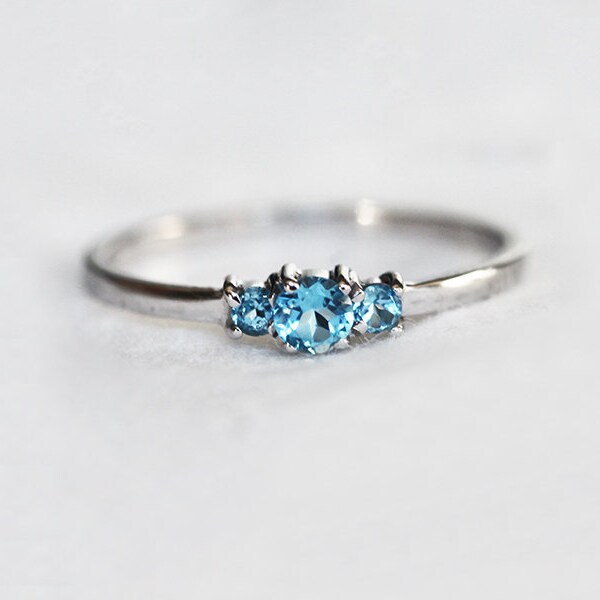 Blue Stone Ring - Etsy