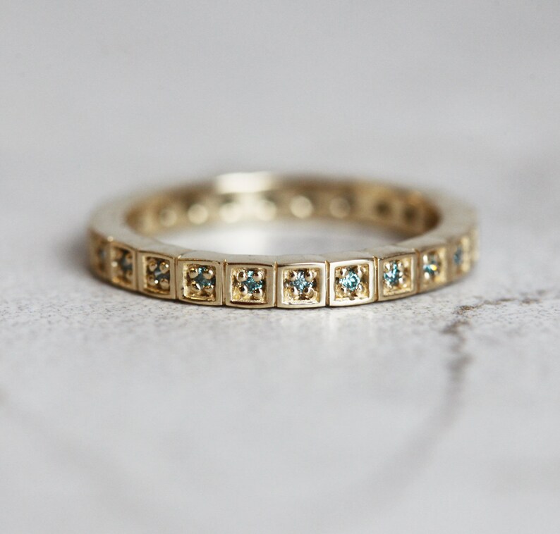 Unique Engagement Ring Set Sunset Ring Set Sunstone | Etsy