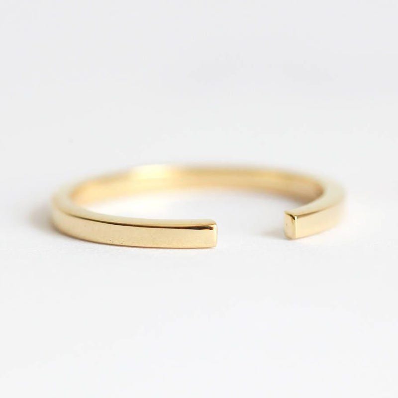 Open Wedding Band - Etsy