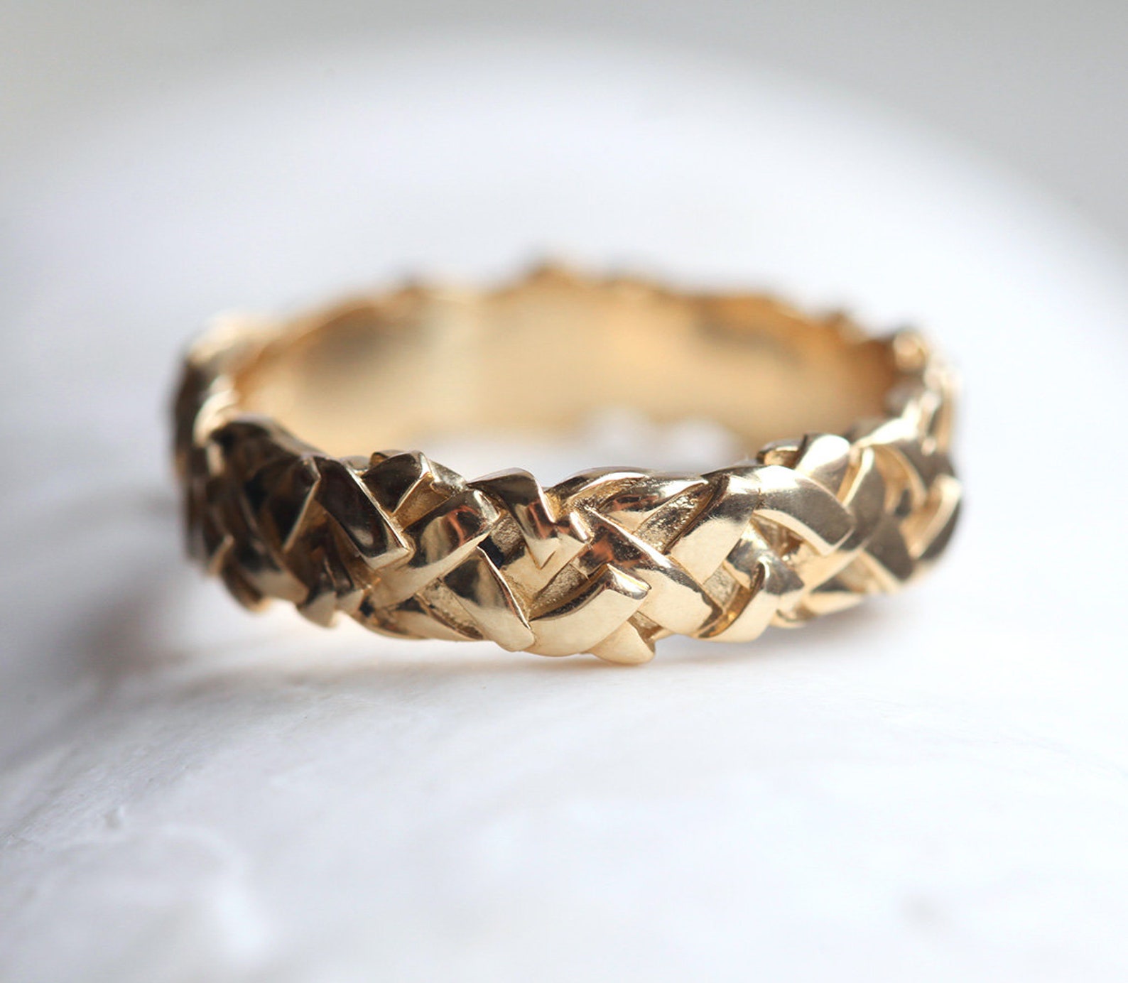 Gold Mens Ring Rustic Ring Unisex Gold Ring Palm Ring - Etsy UK