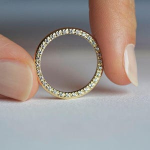 Double Side Eternity Band, Full Eternity Diamond Ring, Unique Eternity ...