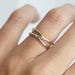 14k Gold Promise Ring Unique Diamond Wedding Ring Gold Knot - Etsy