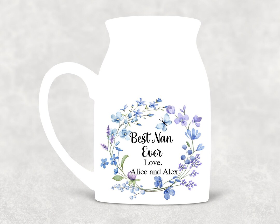 Personalised Mothers Day Vase,mother's Day Gift, Flower Pot Gift,mother ...