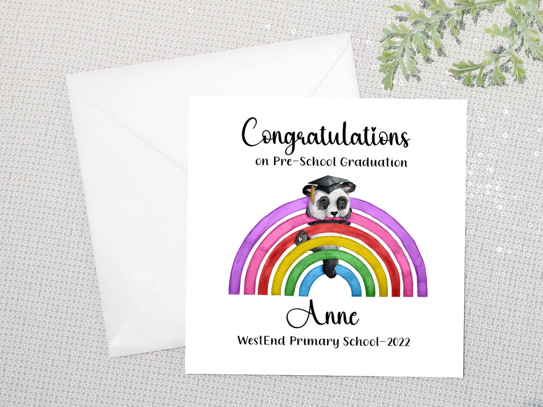 Graduation Card Leavers Card Class of 2022 Nursery Graduation Pre ...