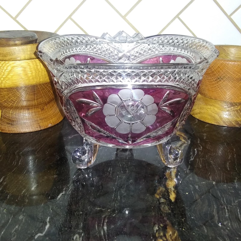 Crystal Candy Dish - Etsy