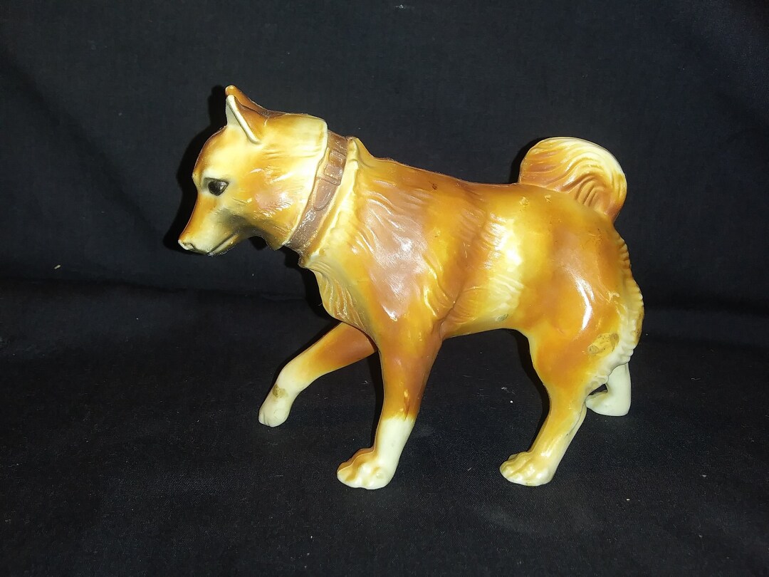 Vintage GI Joe Sled Dog, Brown Plastic. From the 1969 "fight for ...