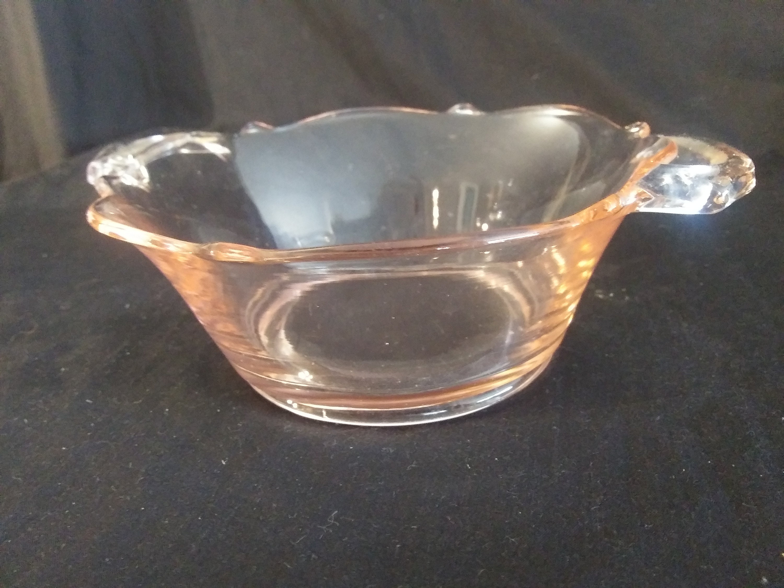 LE Smith Pink Depression Glass MT Pleasant Bowl and Plate Set - Etsy