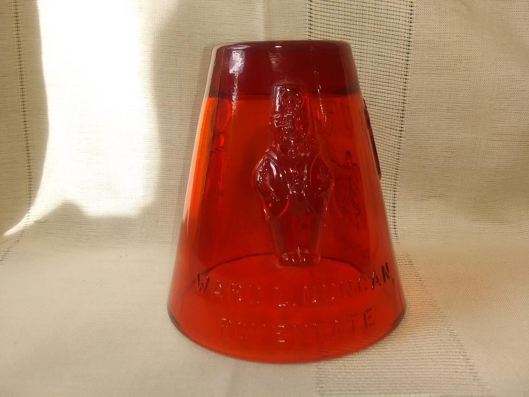 Large Red Glass Shriner Hat, 4.5 Inches,"murati," 1982. Free Shipping ...