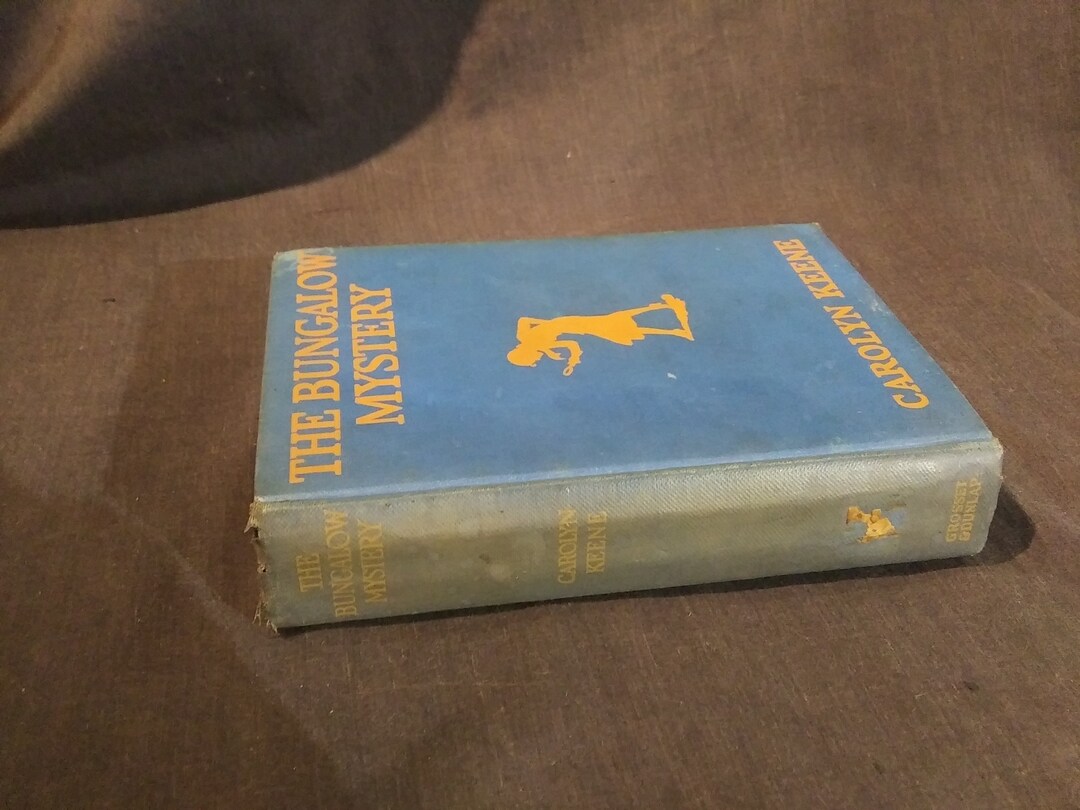 Nancy Drew Vintage, Antique Book. Blue Hardcover With Orange. 1930 the ...