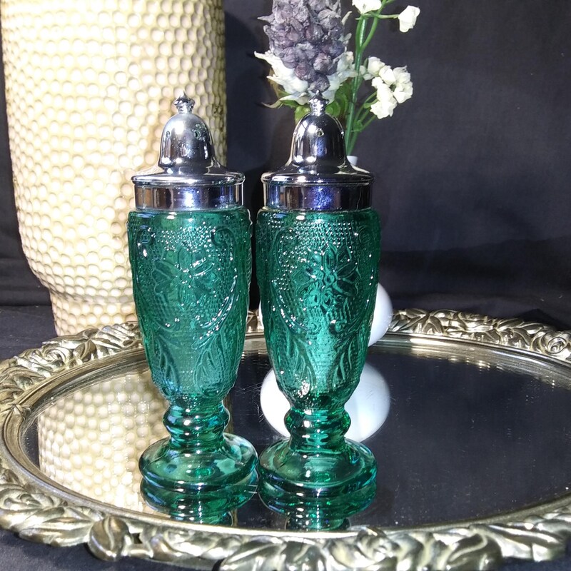 Green Indiana Glass - Etsy