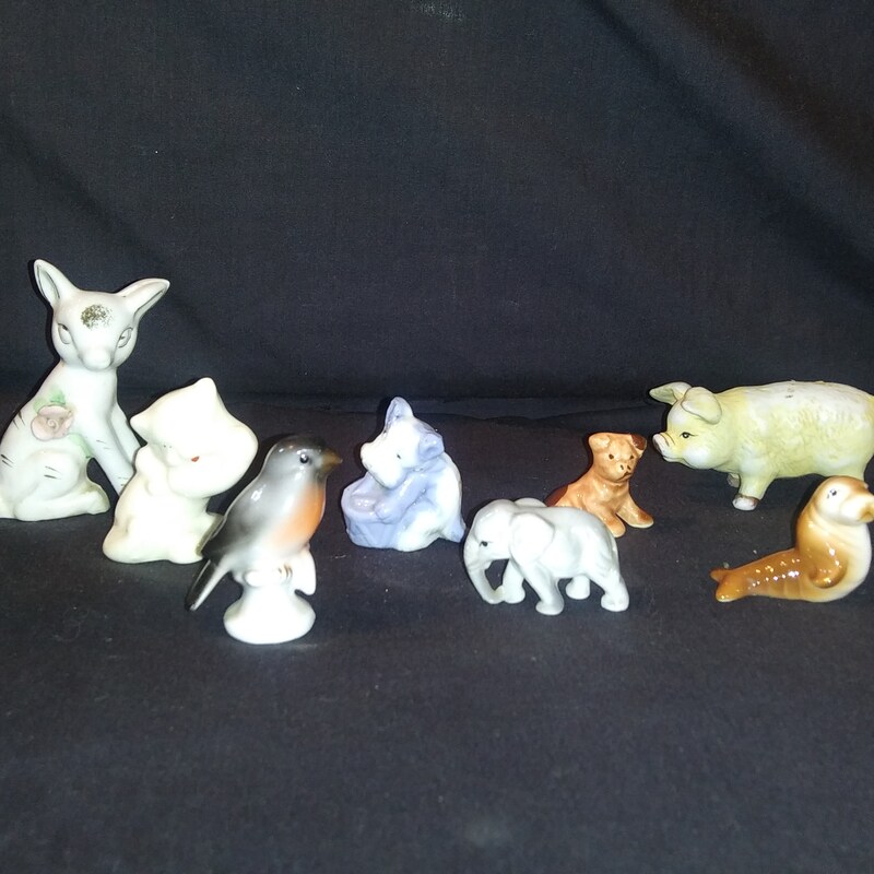 Porcelain Animals - Etsy