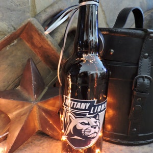 Penn State Large Beer Bottle Lamp - Etsy