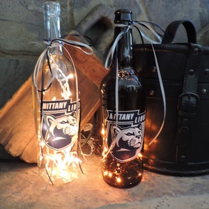 Penn State Large Beer Bottle Lamp - Etsy
