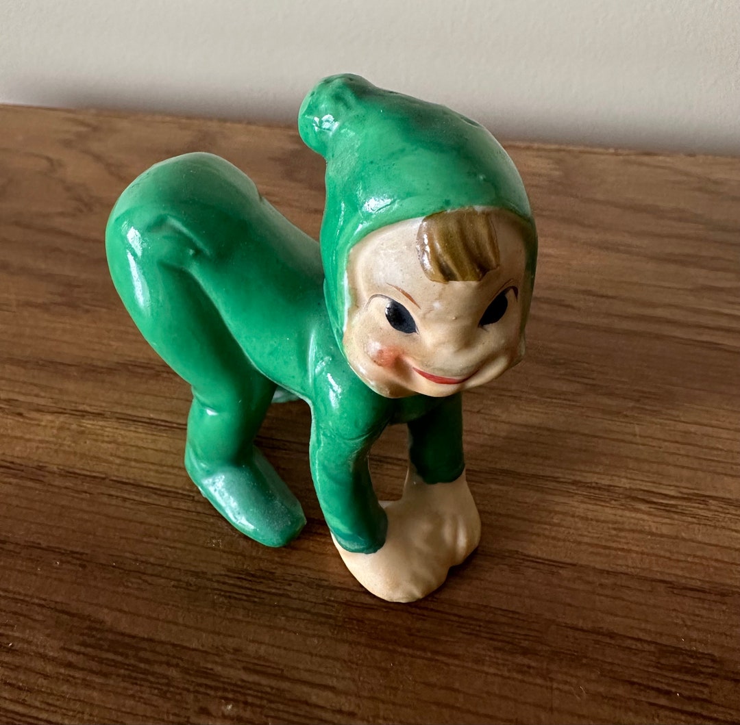Green Elf Pixie Crawling Crouching - Etsy