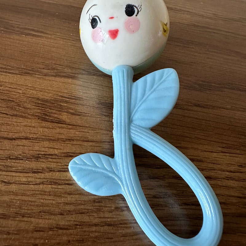 Vintage Baby Rattle - Etsy