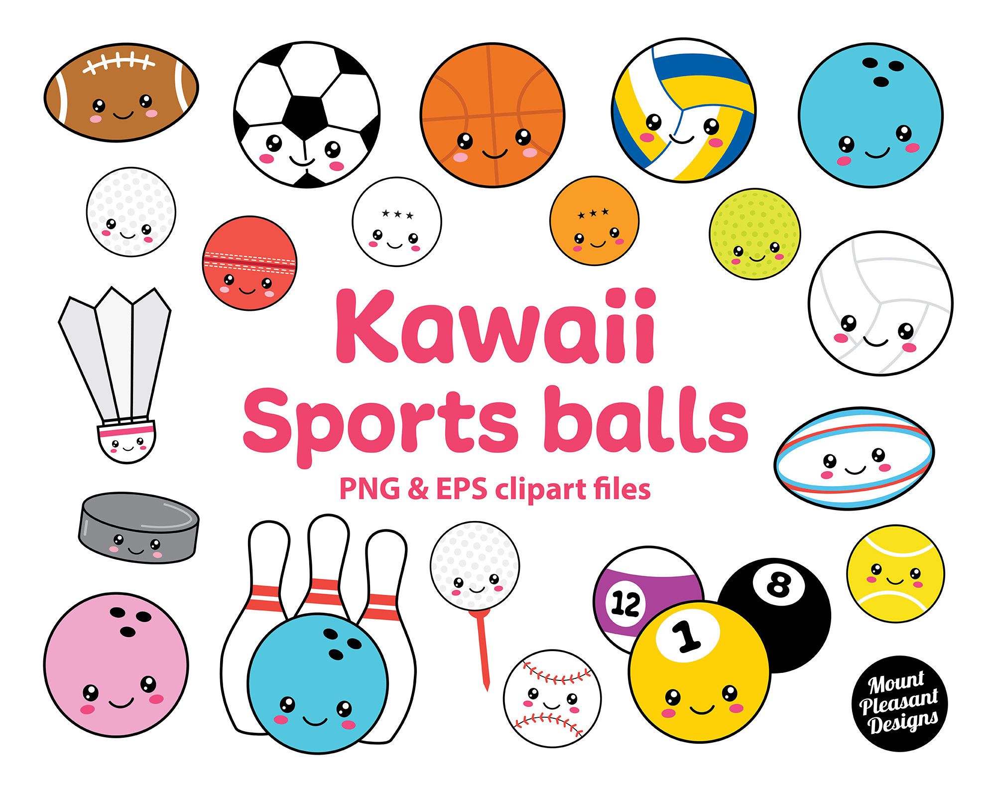 Kawaii Sports Clipart | ubicaciondepersonas.cdmx.gob.mx
