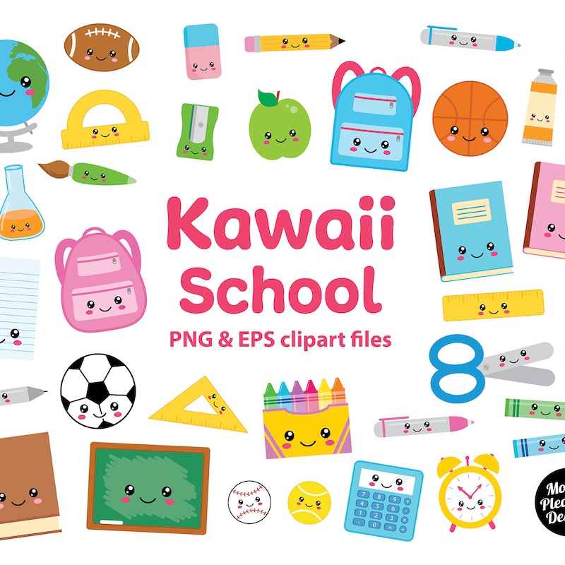 Kawaii School Office Supplies - Etsy UK