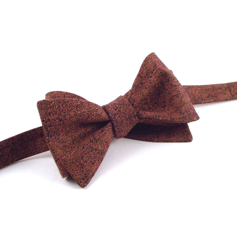 Tweed Bow Tie - Etsy