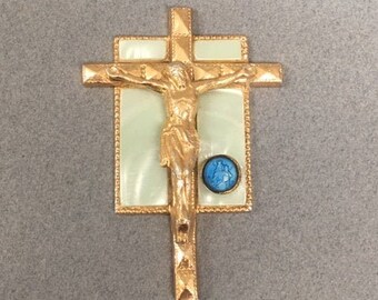 JMJ Crucifix Jesus Mary Joseph Cross Vintage Catholic Gift | Etsy