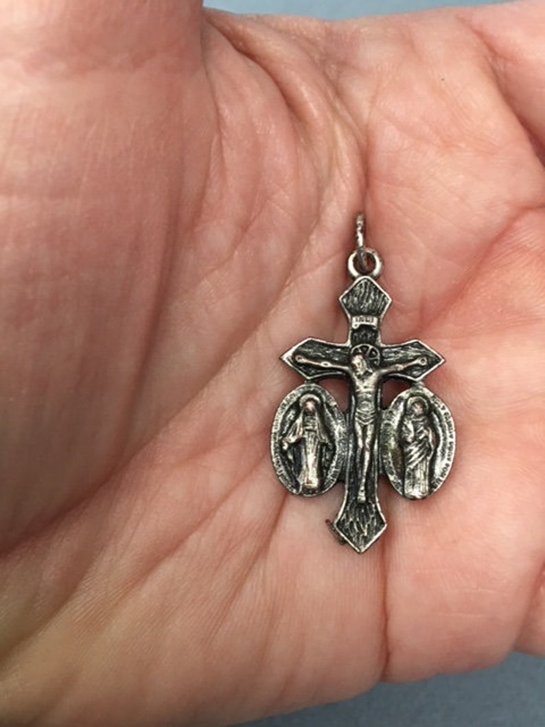 JMJ Crucifix Jesus Mary Joseph Cross Vintage Catholic Gift - Etsy