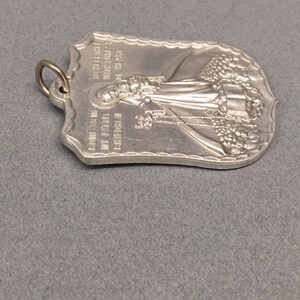 Virgin Mary Medal Large Shield Little Children Medallion Unity Pendant ...