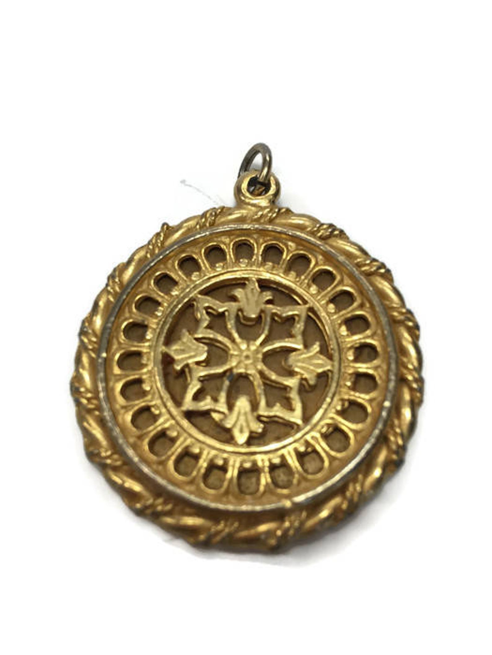 Praying Hands Pendant Gold Prayer Religious Vintage Christian Gift - Etsy