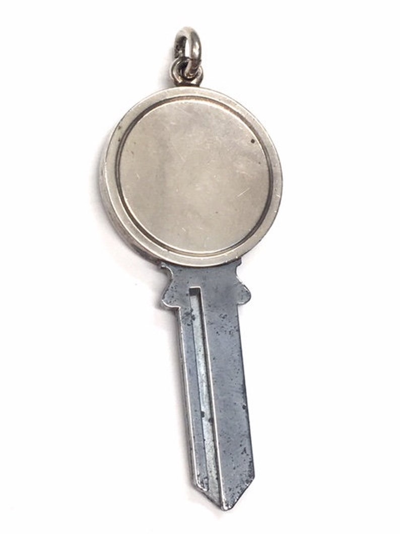 St Christopher Medal Sterling Key Silver Fob Chain Automobile - Etsy