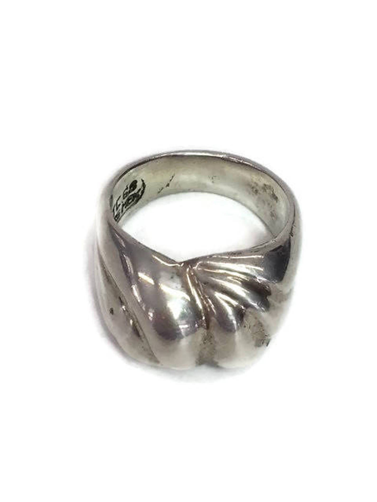 Statement Taxco Ring Mexican Sterling Huge Vintage Size 8.25 Gift - Etsy