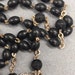 Black French Rosary France Unbreakable BVC Prayer Beads Black Acrylic ...