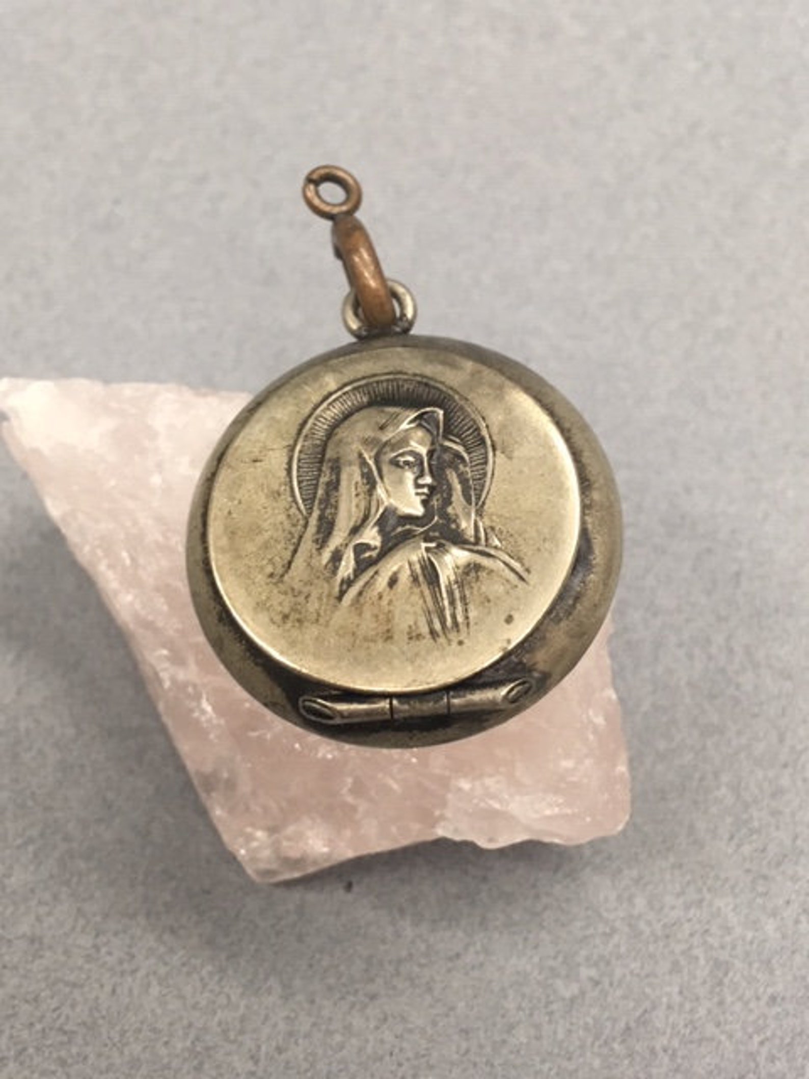 Virgin Mary Relic Container Germany Reliquary German .500 - Etsy