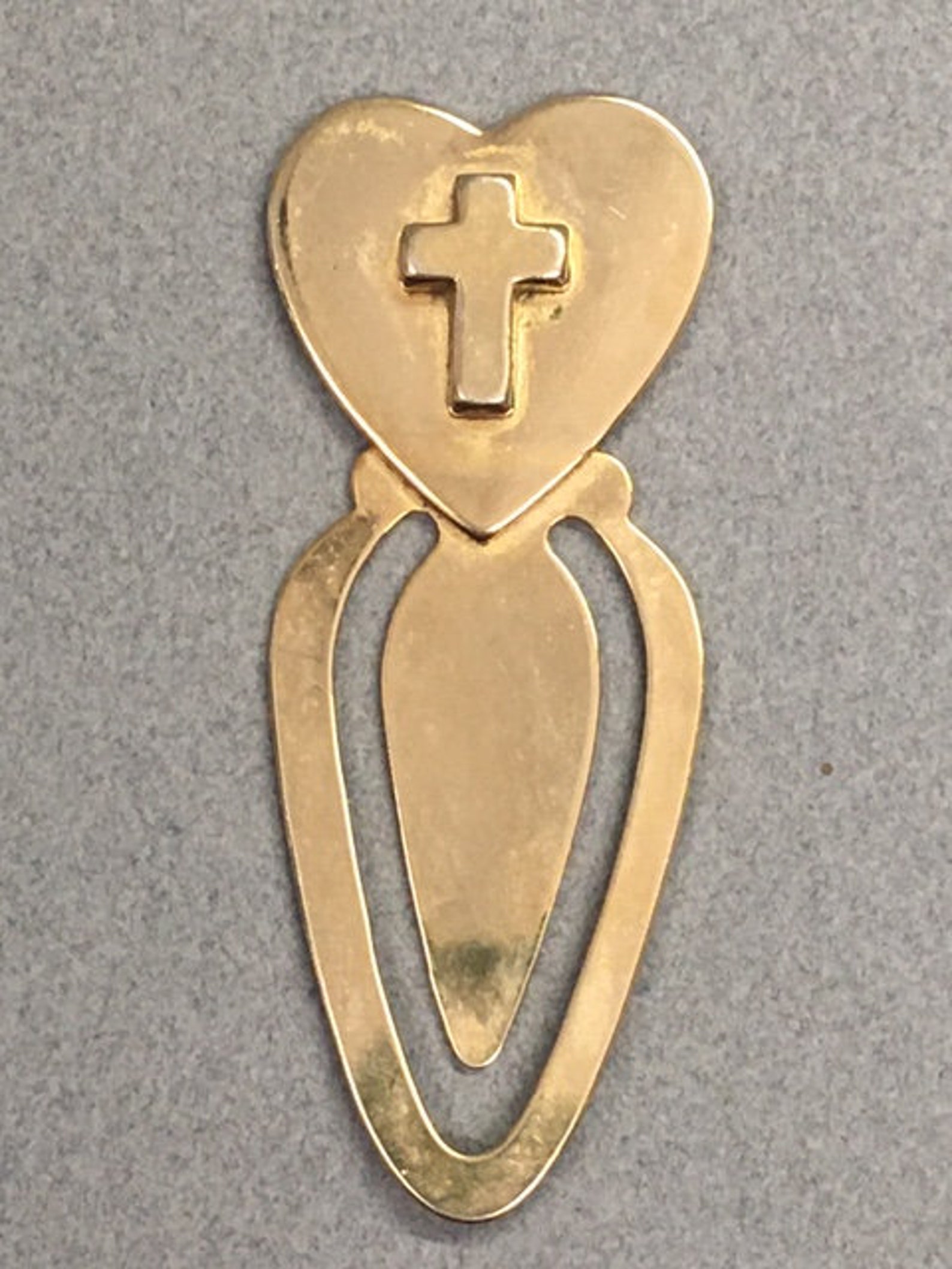 Gold Cross Book Mark Religious Page Marker Vintage Avid Readers Gift - Etsy