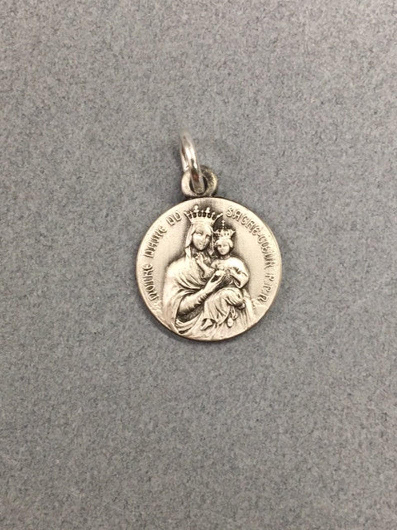Virgin Mary Charm Our Lady Sacred Heart Notre Dame Du Sacré Coeur ...