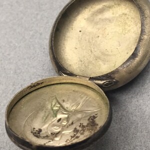 Virgin Mary Relic Container Germany Reliquary German .500 Silver ...