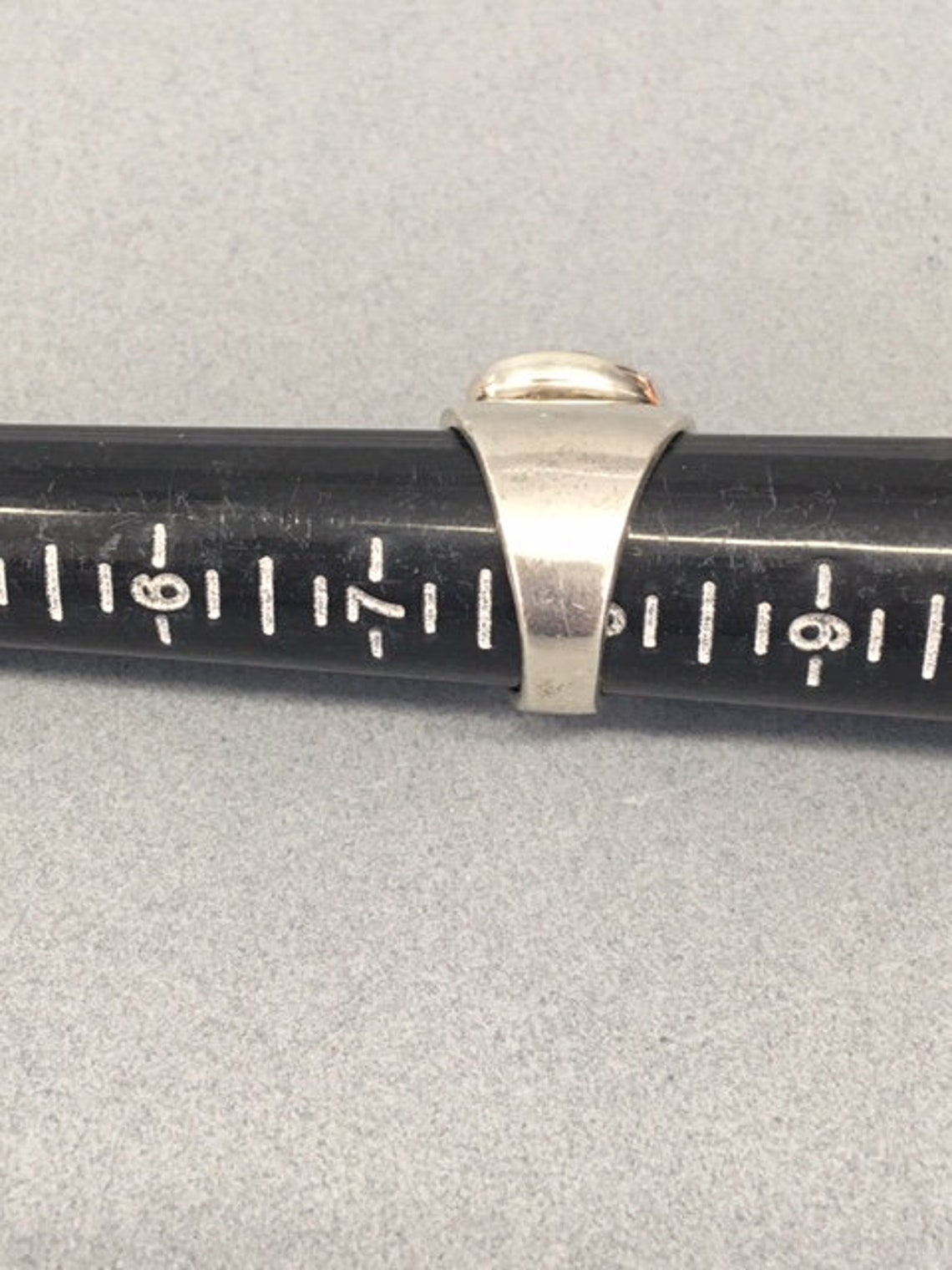 Sterling Red Ring 925 Silver Statement Vintage Large Oval | Etsy