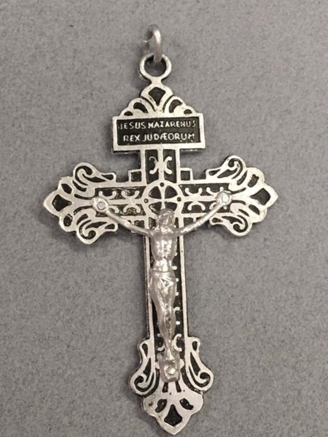 Silver Pardon Crucifix Jesus Christ Cross Indulgences - Etsy