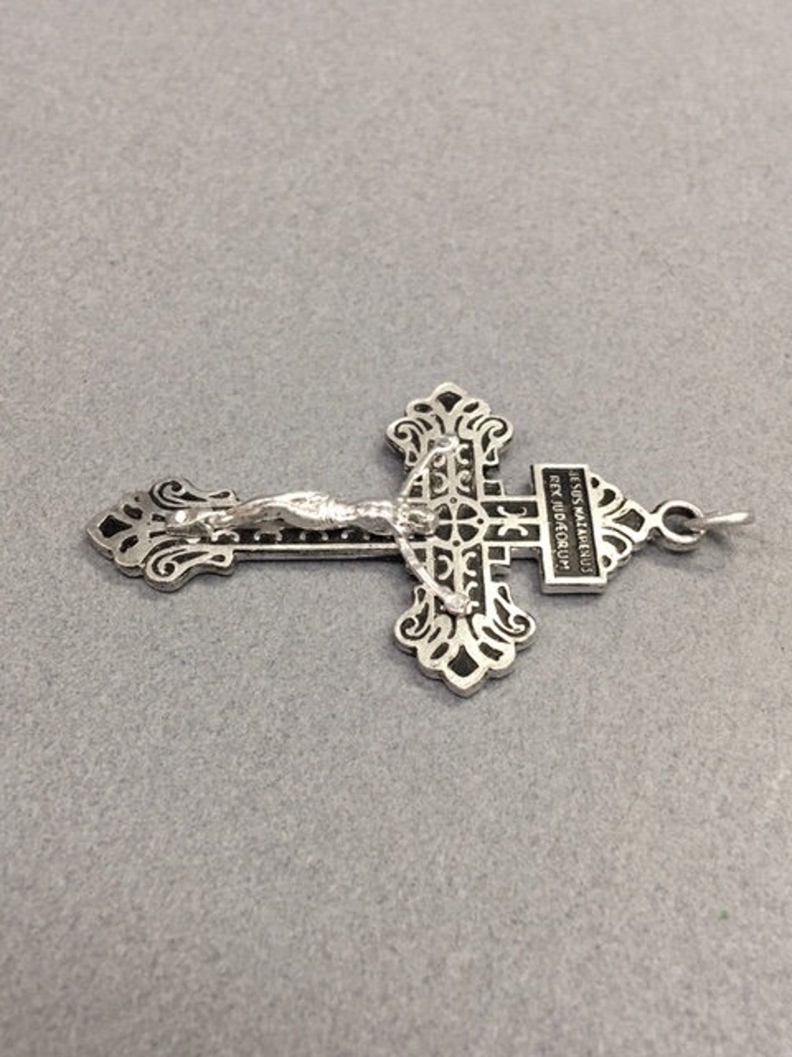 Silver Pardon Crucifix Jesus Christ Cross Indulgences - Etsy