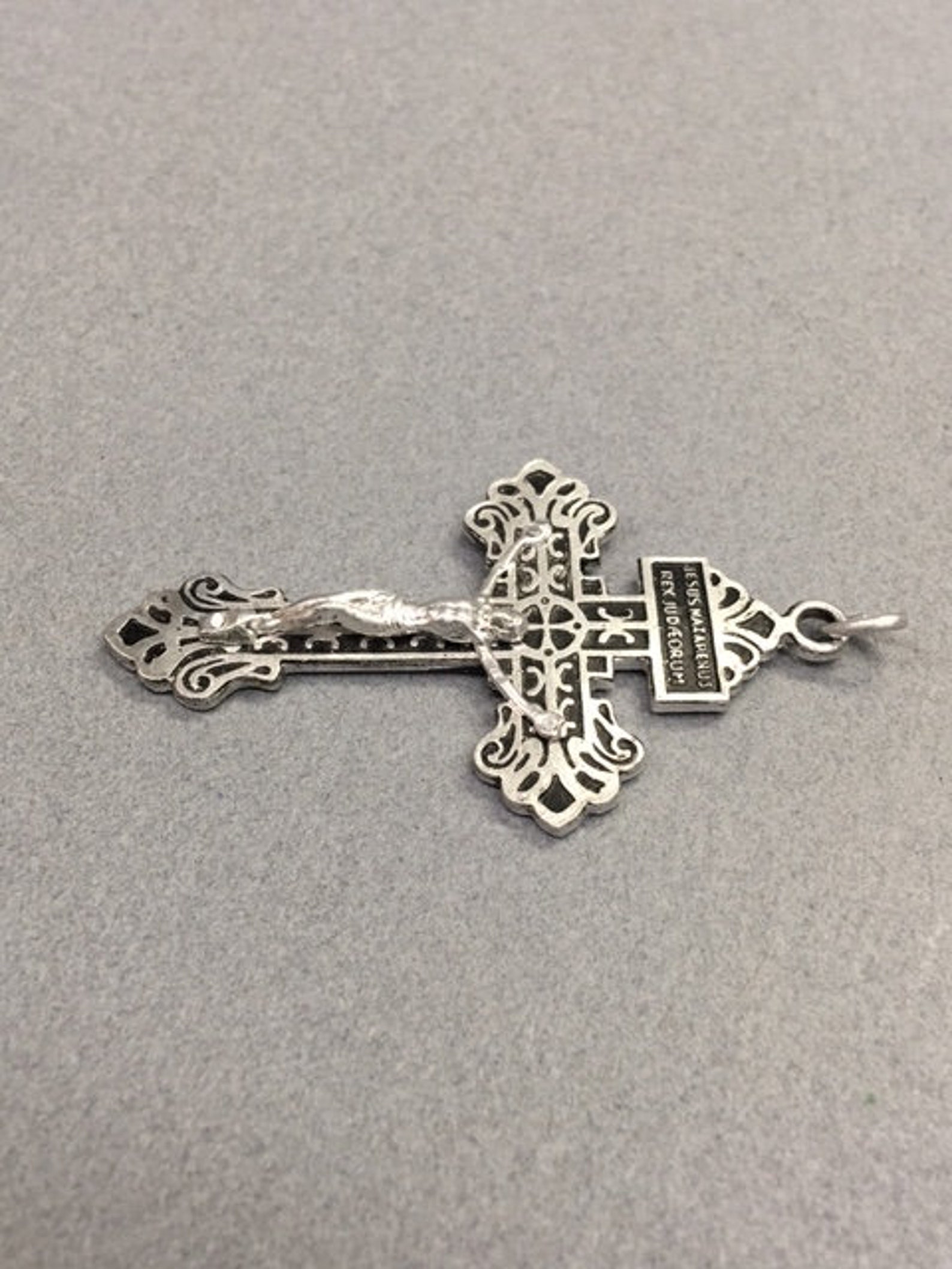 Silver Pardon Crucifix Jesus Christ Cross Indulgences - Etsy